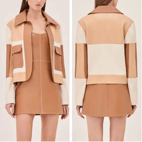 Alexis | Jackets & Coats | Nwt Alexis Allister Faux Leather Jacket ...